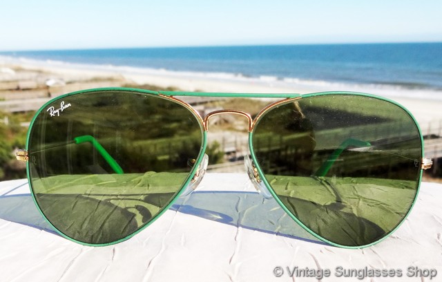 Ray-Ban Flying Colors Green RB-3 Sunglasses