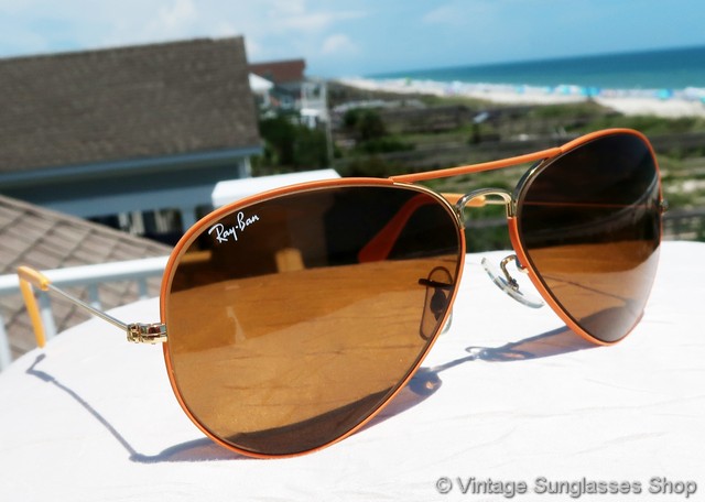 Ray-Ban Orange Flying Colors Sunglasses