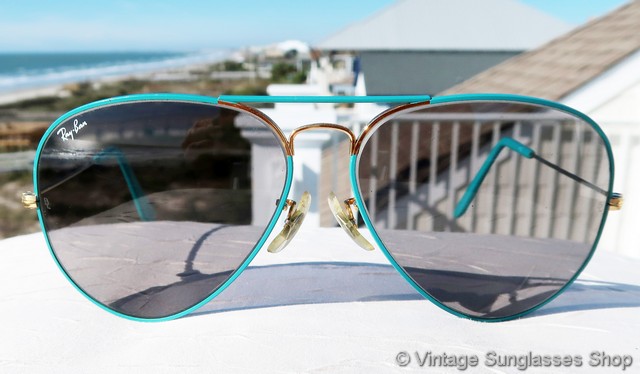 Ray-Ban Flying Colors Turquoise Changeables Sunglasses