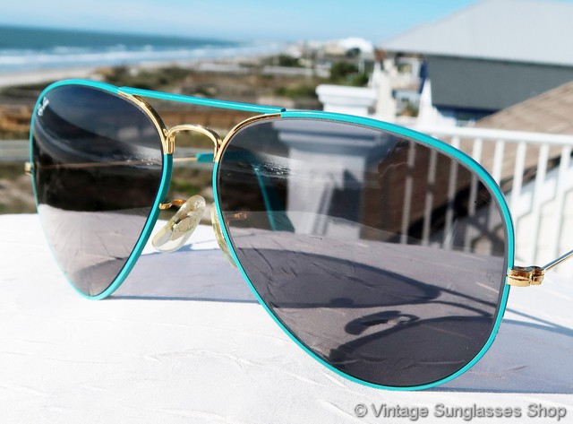 Ray-Ban Flying Colors Turquoise Changeables Sunglasses