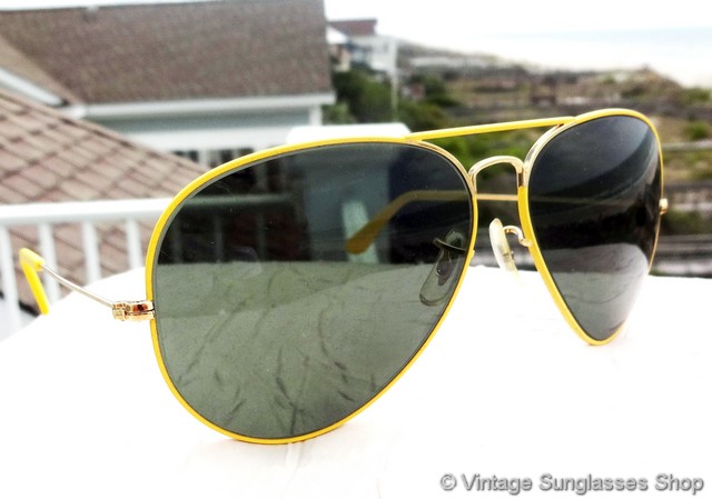 Ray-Ban Yellow Flying Colors 62mm G-15 Sunglasses