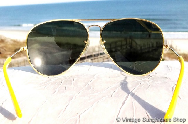 Ray-Ban Yellow Flying Colors 62mm G-15 Sunglasses