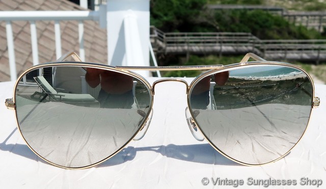 Ray-Ban L0418 G-31 Double Gradient Mirror Aviator Sunglasses