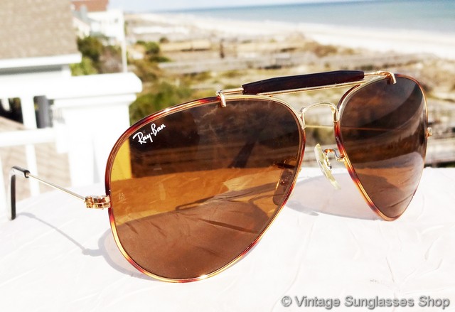 Ray-Ban L1705 Tortuga Outdoorsman 58mm B-15 Sunglasses