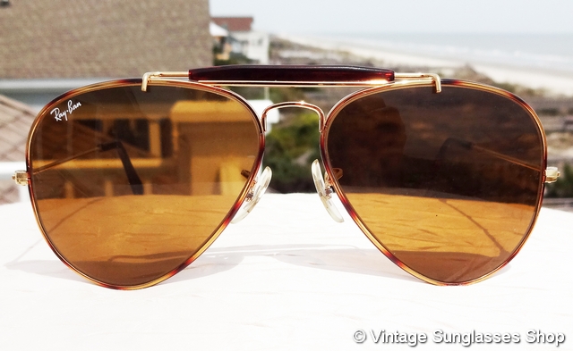 Ray-Ban L1705 Tortuga Outdoorsman 58mm B-15 Sunglasses