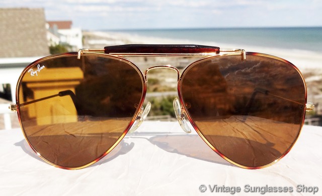 Ray-Ban L1705 Tortuga Outdoorsman 58mm B-15 Sunglasses