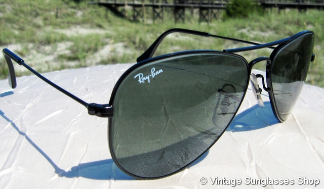 Ray-Ban L2848 Black Chrome 52mm Aviator Sunglasses
