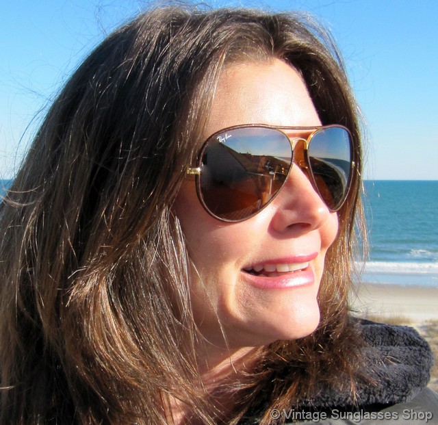 Ray-Ban Leathers 62mm B-15 Top Gradient Mirror Sunglasses