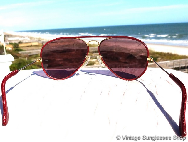 Ray-Ban Burgundy Leathers Pink Changeables Sunglasses