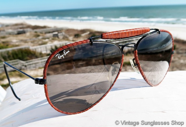 Ray-Ban Rope Weave Leathers Changeables Outdoorsman Sunglasses