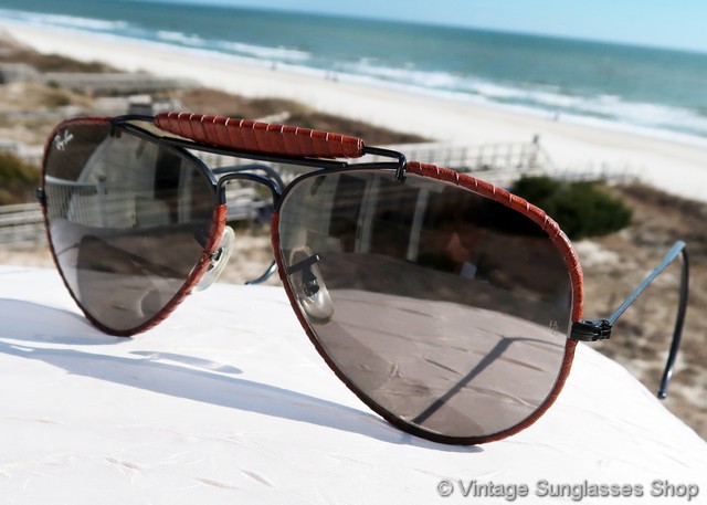 Ray-Ban Rope Weave Leathers Changeables Outdoorsman Sunglasses