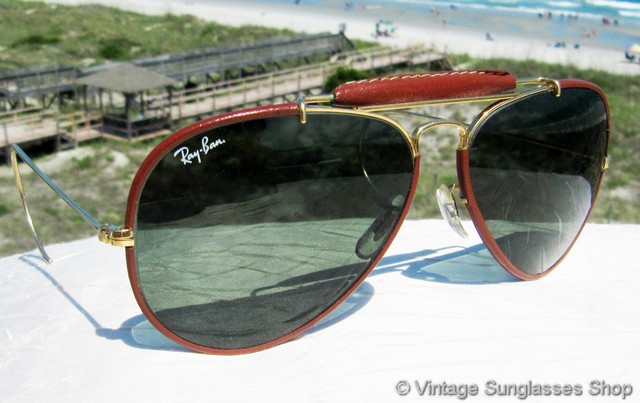 Ray-Ban Leathers General Shooter Sunglasses