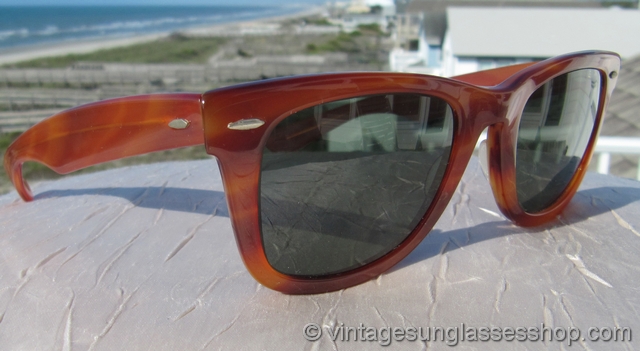 Ray-Ban Light Orange Tortoise Wayfarer Sunglasses