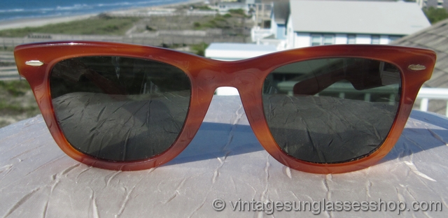 Ray-Ban Light Orange Tortoise Wayfarer Sunglasses