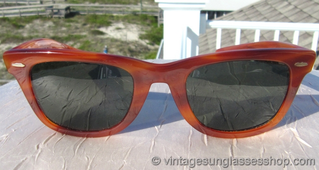 Ray-Ban Light Orange Tortoise Wayfarer Sunglasses