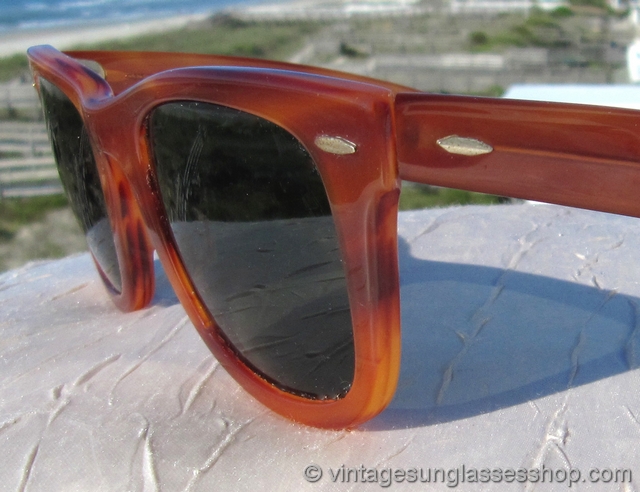 Ray-Ban Light Orange Tortoise Wayfarer Sunglasses