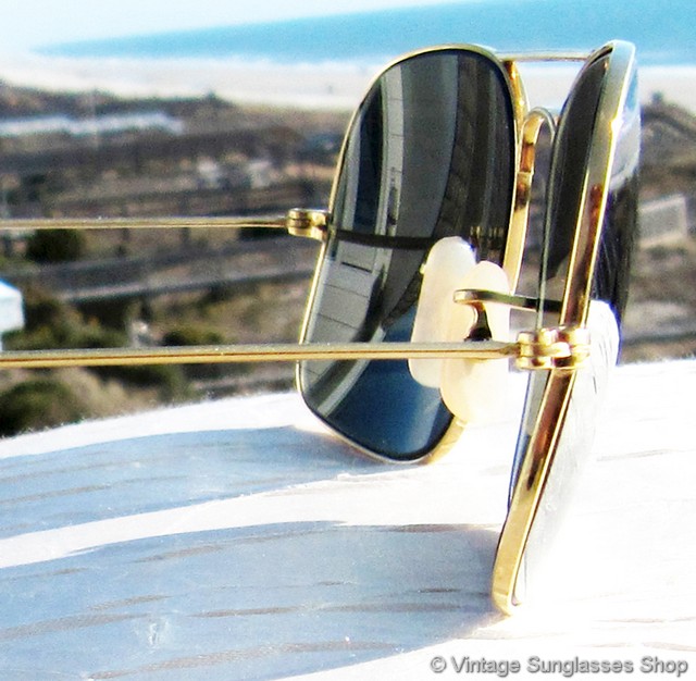 Ray-Ban Military Caravan Double Gradient Mirror Shooter Sunglasses