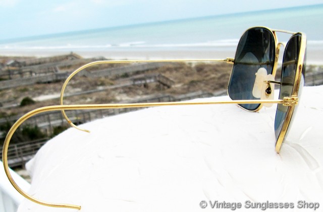 Ray-Ban Military Caravan Double Gradient Mirror Shooter Sunglasses