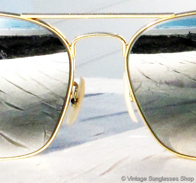 Ray-Ban Military Caravan Double Gradient Mirror Shooter Sunglasses