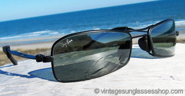 Ray-Ban Orbs Axis Square Black Sunglasses