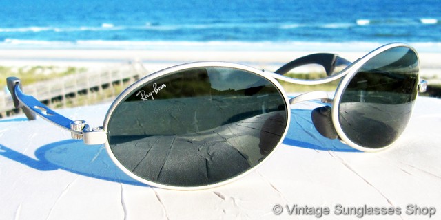 Ray-Ban W2178 Orbs Oval Matte Silver Sunglasses