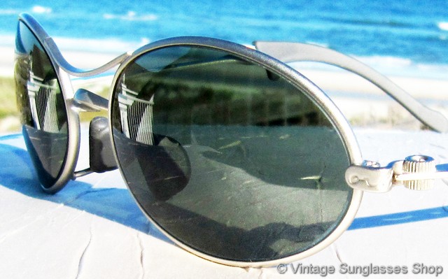 Ray-Ban W2178 Orbs Oval Matte Silver Sunglasses