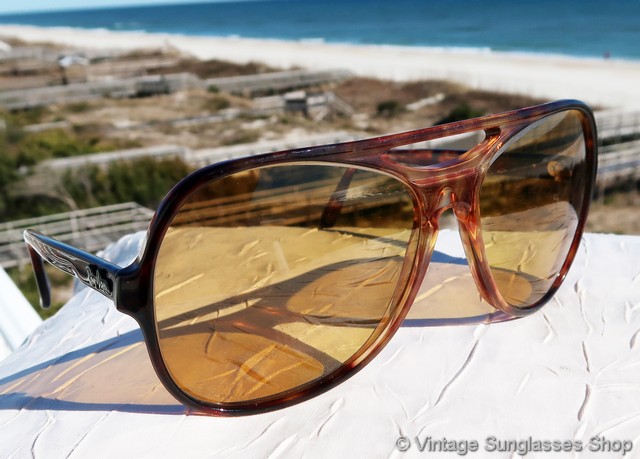 Ray-Ban L9720 Powderhorn Ambermatic Sunglasses