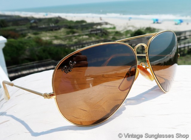 Ray-Ban Precious Metals Masterpiece 62mm Top Gradient Mirror Sunglasses