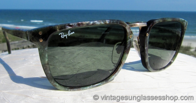 Ray-Ban Premier Traditionals Green Tortoise Shell Sunglasses