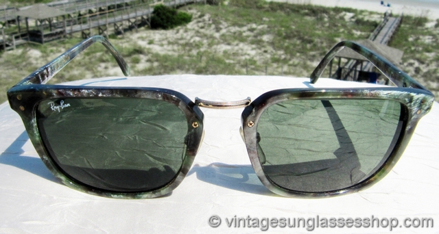 Ray-Ban Premier Traditionals Green Tortoise Shell Sunglasses