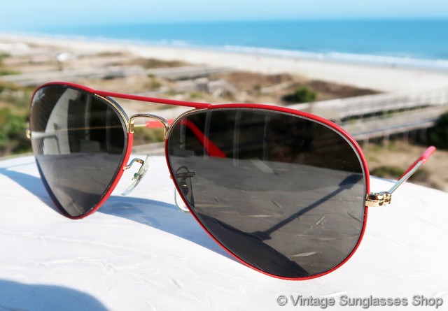 Ray-Ban Red Flying Colors Gray Changeables Sunglasses