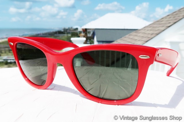 Ray-Ban Red Wayfarer and Wayfarer II Sunglasses