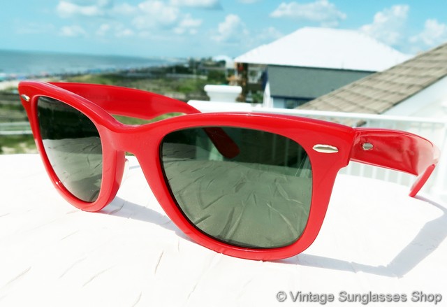Ray-Ban Red Wayfarer and Wayfarer II Sunglasses