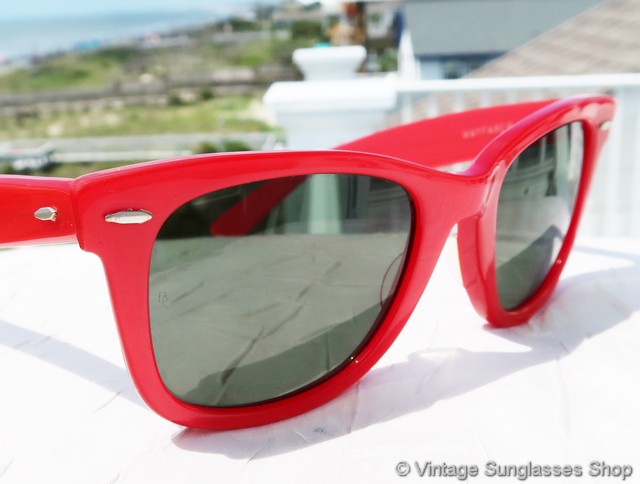 Ray-Ban Red Wayfarer and Wayfarer II Sunglasses