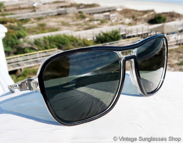 Ray-Ban Stateside Black and Clear G-15 Sunglasses