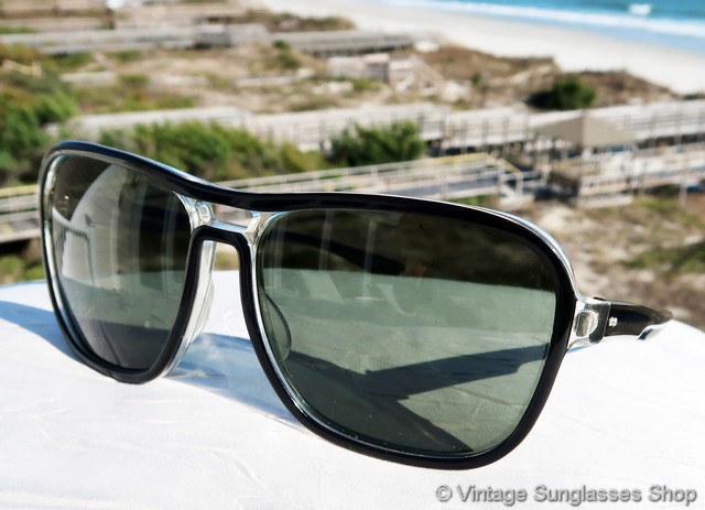 Ray-Ban Stateside Black and Clear G-15 Sunglasses