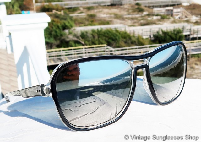 Ray-Ban Stateside Black and Clear G-31 Mirrored Sunglasses