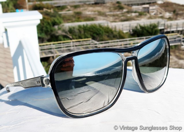 Ray-Ban Stateside Black and Clear G-31 Mirrored Sunglasses