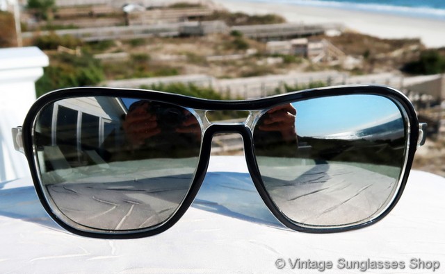 Ray-Ban Stateside Black and Clear G-31 Mirrored Sunglasses