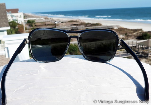 Ray-Ban Stateside Black and Clear G-31 Mirrored Sunglasses