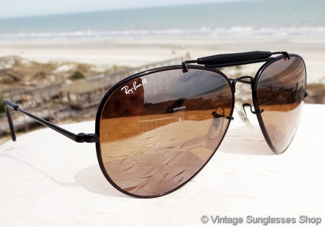 Ray-Ban W0511 50th Anniversary General Black Chrome RB-50 Sunglasses