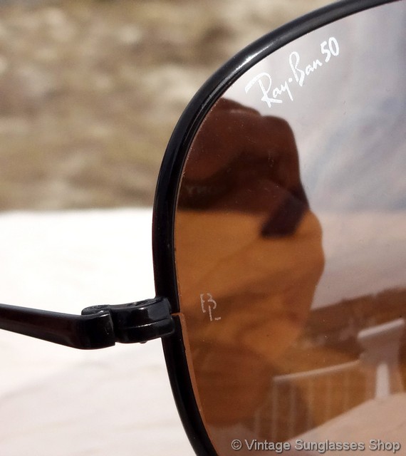 Ray-Ban W0511 50th Anniversary General Black Chrome RB-50 Sunglasses