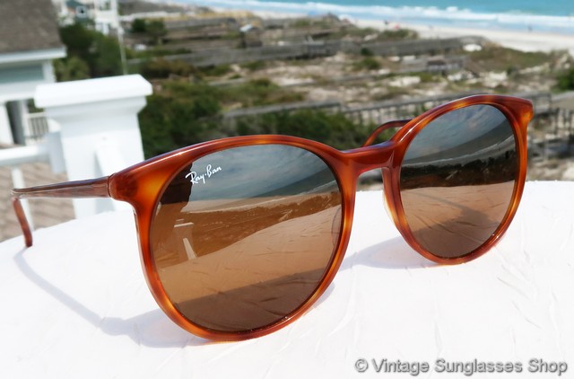 Ray-Ban W0372 Traditionals Style C Tortoise Shell Mirrored Sunglasses