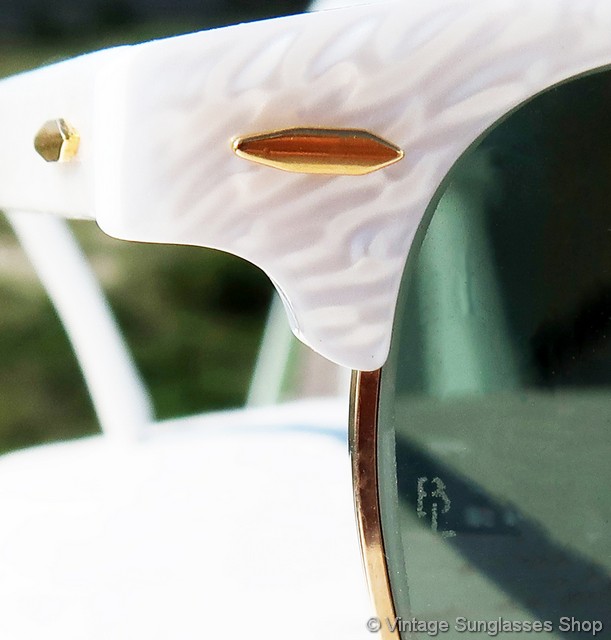 Ray-Ban W0388 Clubmaster White Sunglasses