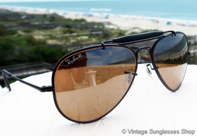 Ray-Ban W0510 50th Anniversary Black Chrome General RB-50 Sunglasses