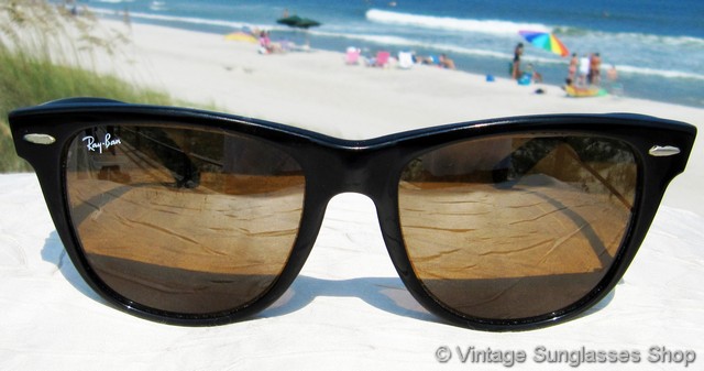 Ray-Ban W0758 Black Top Gradient Mirror Wayfarer II Sunglasses