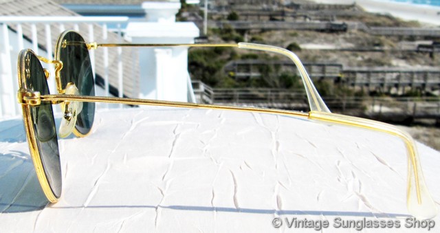 Ray-Ban W1573 Round Metal Arista Sunglasses