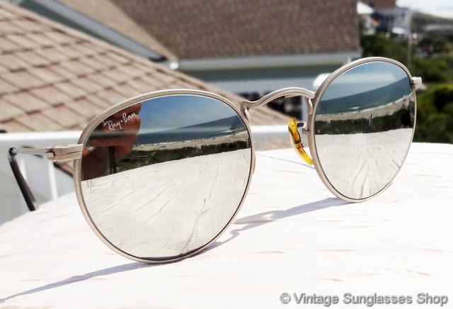 Ray-Ban W2465 Classic Metals Silver Mirror Sunglasses