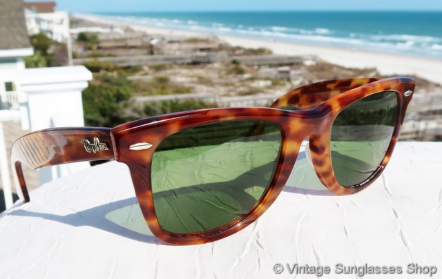 Ray-Ban Wayfarer Tiger Tortoise Shell RB-3 Sunglasses