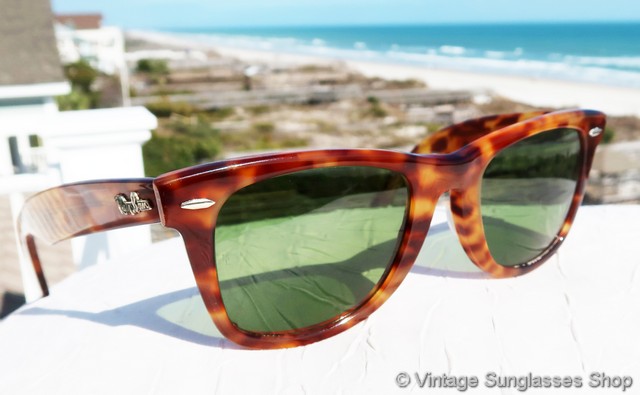 Ray-Ban Wayfarer Tiger Tortoise Shell RB-3 Sunglasses